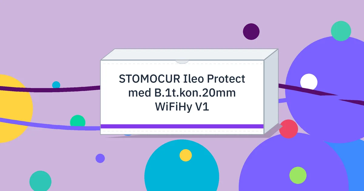 Symbolbild: Packung mit der Aufschrift STOMOCUR Ileo Protect med B.1t.kon.20mm WiFiHy V1 (PZN 14360239) – Verfügbarkeit und Bezug in Apotheken in Frankfurt am Main