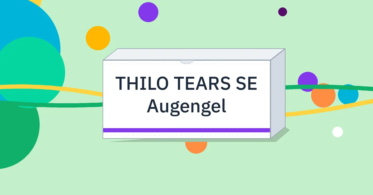 Symbolbild: Packung mit der Aufschrift THILO TEARS SE Augengel (PZN 07568123) – Verfügbarkeit und Bezug in Apotheken in Frankfurt am Main