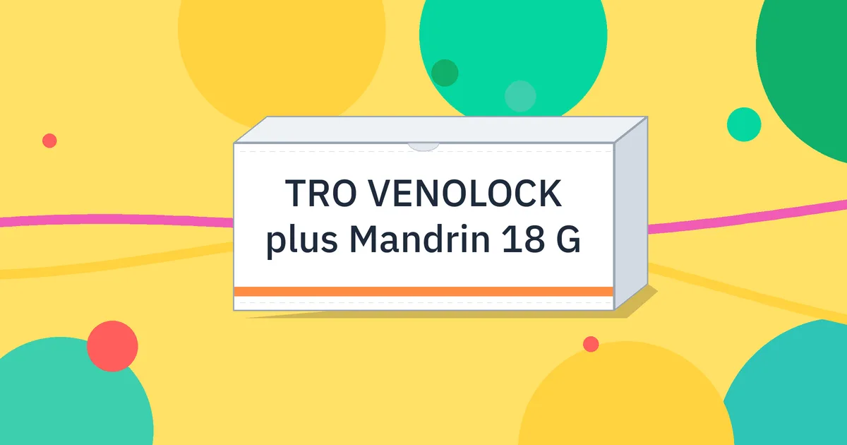 Symbolbild: Packung mit der Aufschrift TRO VENOLOCK plus Mandrin 18 G (PZN 11187792) – Verfügbarkeit und Bezug in Apotheken in Frankfurt am Main