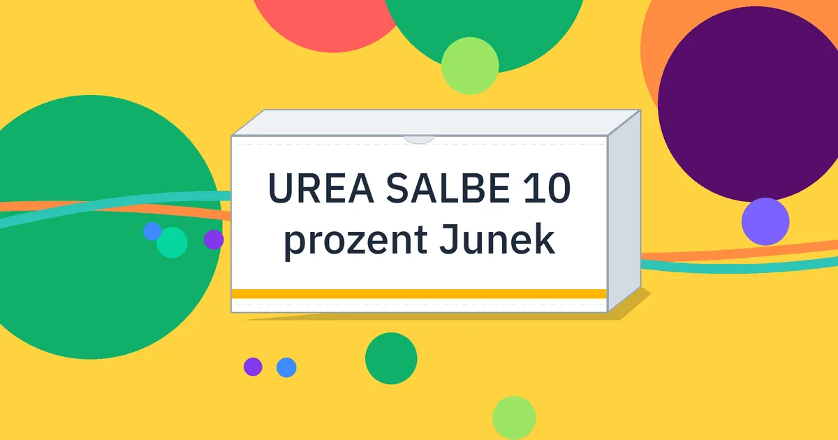 Symbolbild: Packung mit der Aufschrift UREA SALBE 10 prozent Junek (PZN 19391167) – Verfügbarkeit und Bezug in Apotheken in Frankfurt am Main