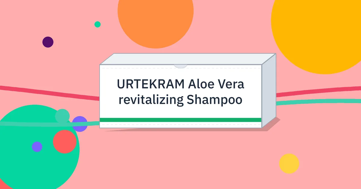 Symbolbild: Packung mit der Aufschrift URTEKRAM Aloe Vera revitalizing Shampoo (PZN 19477816) – Verfügbarkeit und Bezug in Apotheken in Frankfurt am Main
