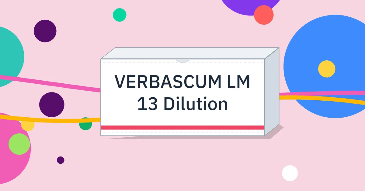 Symbolbild: Packung mit der Aufschrift VERBASCUM LM 13 Dilution (PZN 13266142) – Verfügbarkeit und Bezug in Apotheken in Frankfurt am Main