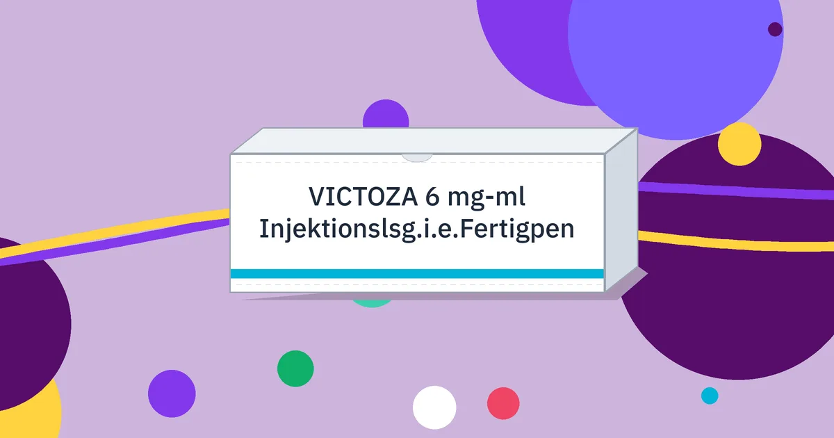 Symbolbild: Packung mit der Aufschrift VICTOZA 6 mg-ml Injektionslsg.i.e.Fertigpen (PZN 19125632) – Verfügbarkeit und Bezug in Apotheken in Frankfurt am Main