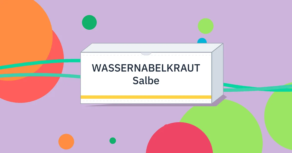 Symbolbild: Packung mit der Aufschrift WASSERNABELKRAUT Salbe (PZN 19142228) – Verfügbarkeit und Bezug in Apotheken in Frankfurt am Main