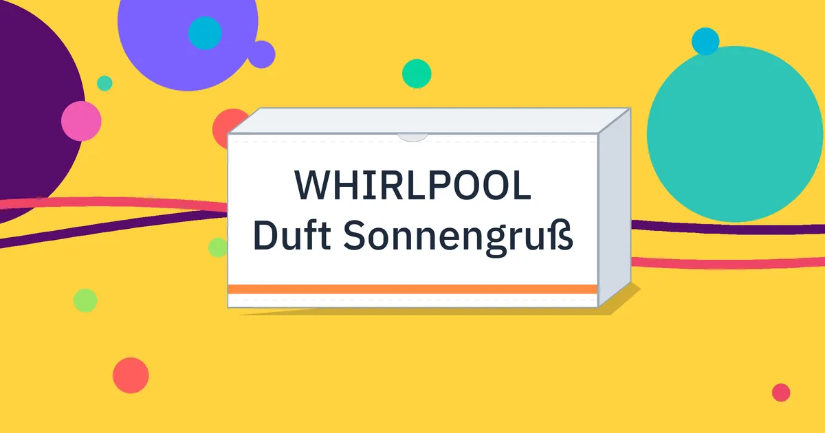 Symbolbild: Packung mit der Aufschrift WHIRLPOOL Duft Sonnengruß (PZN 18328712) – Verfügbarkeit und Bezug in Apotheken in Frankfurt am Main