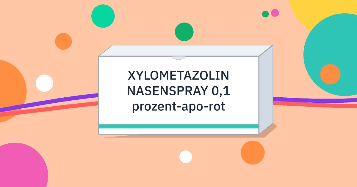 Symbolbild: Packung mit der Aufschrift XYLOMETAZOLIN NASENSPRAY 0,1 prozent-apo-rot (PZN 13816536) – Verfügbarkeit und Bezug in Apotheken in Frankfurt am Main