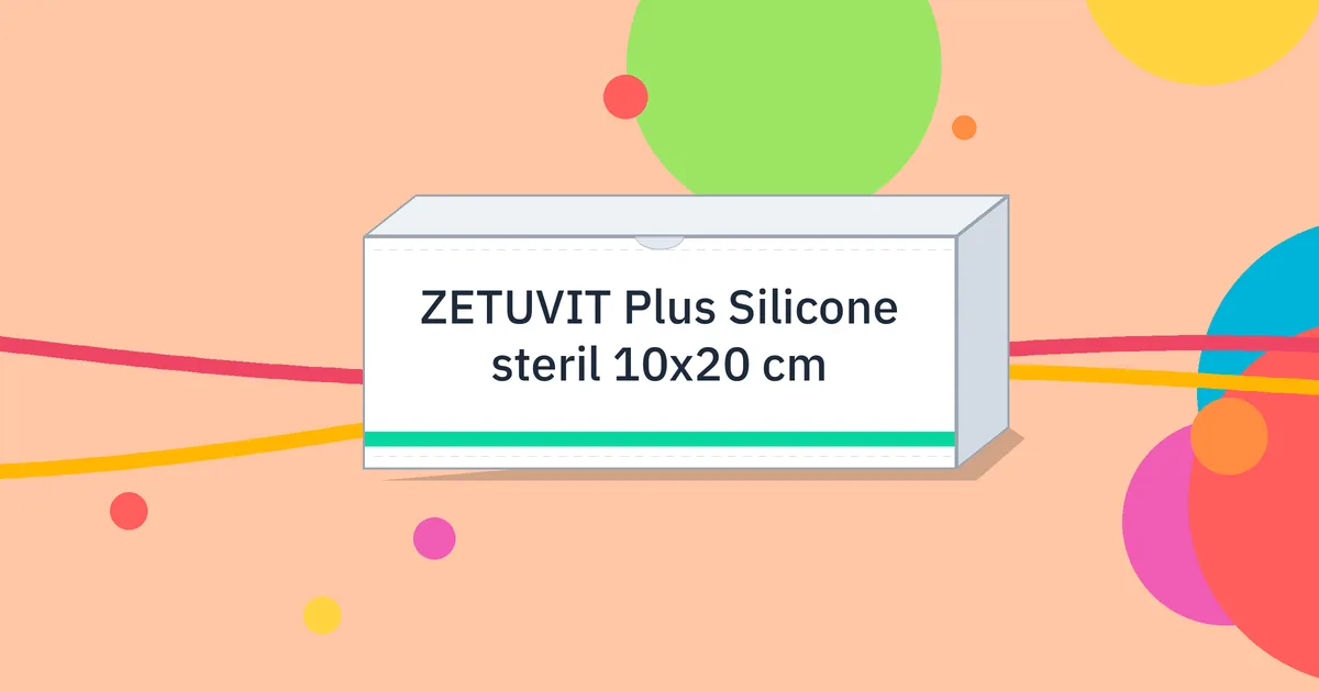 Symbolbild: Packung mit der Aufschrift ZETUVIT Plus Silicone steril 10x20 cm (PZN 20016492) – Verfügbarkeit und Bezug in Apotheken in Frankfurt am Main