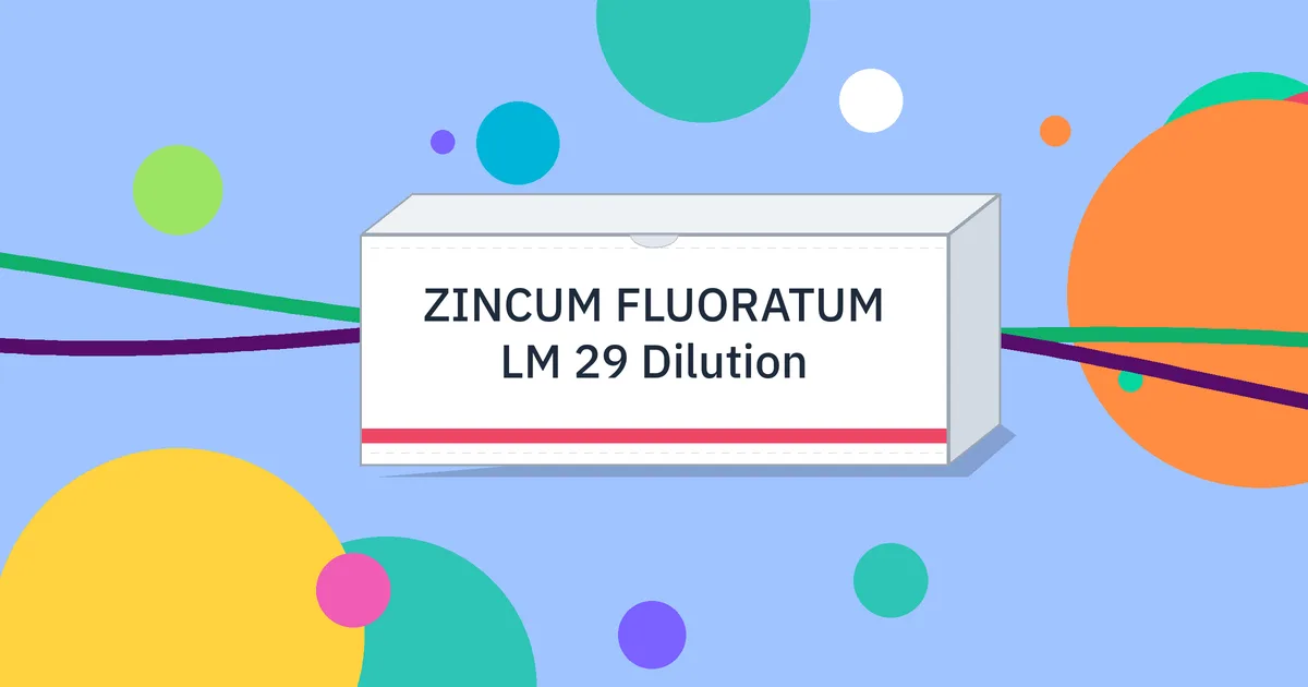 Symbolbild: Packung mit der Aufschrift ZINCUM FLUORATUM LM 29 Dilution (PZN 13293587) – Verfügbarkeit und Bezug in Apotheken in Frankfurt am Main