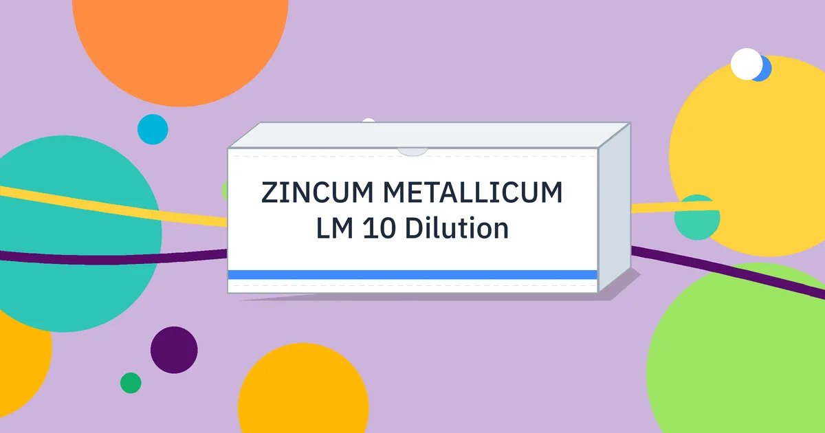 Symbolbild: Packung mit der Aufschrift ZINCUM METALLICUM LM 10 Dilution (PZN 13294799) – Verfügbarkeit und Bezug in Apotheken in Frankfurt am Main