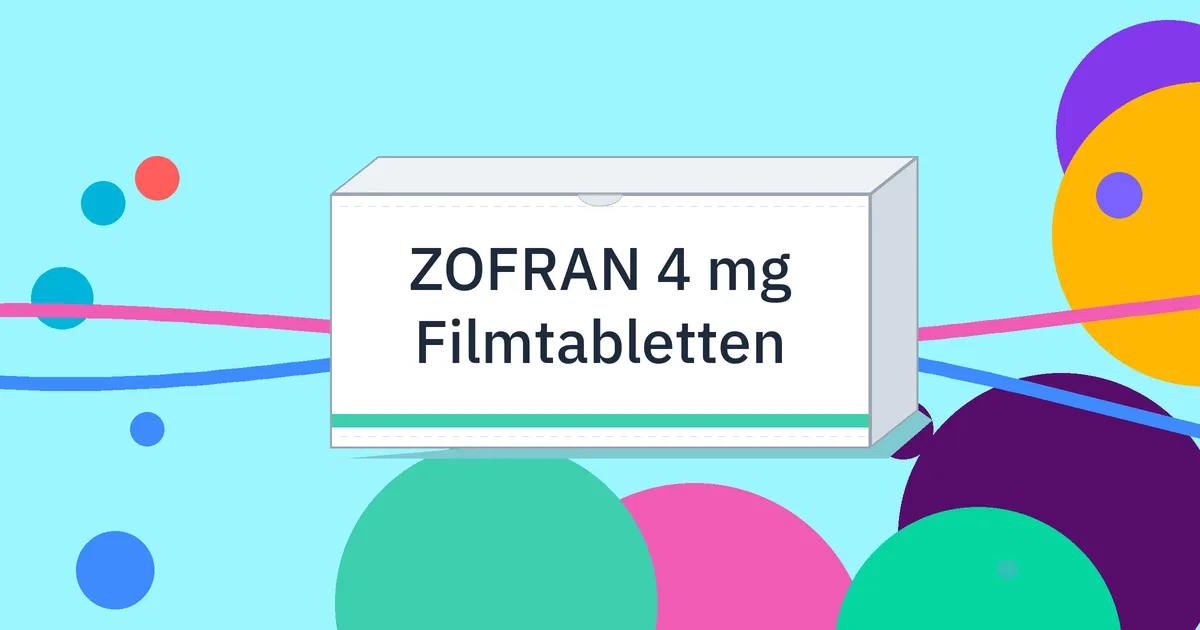 Symbolbild: Packung mit der Aufschrift ZOFRAN 4 mg Filmtabletten (PZN 00080217) – Verfügbarkeit und Bezug in Apotheken in Frankfurt am Main