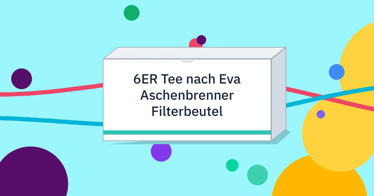Symbolbild: Packung mit der Aufschrift 6ER Tee nach Eva Aschenbrenner Filterbeutel (PZN 04935265) – Verfügbarkeit und Bezug in Apotheken in Frankfurt am Main