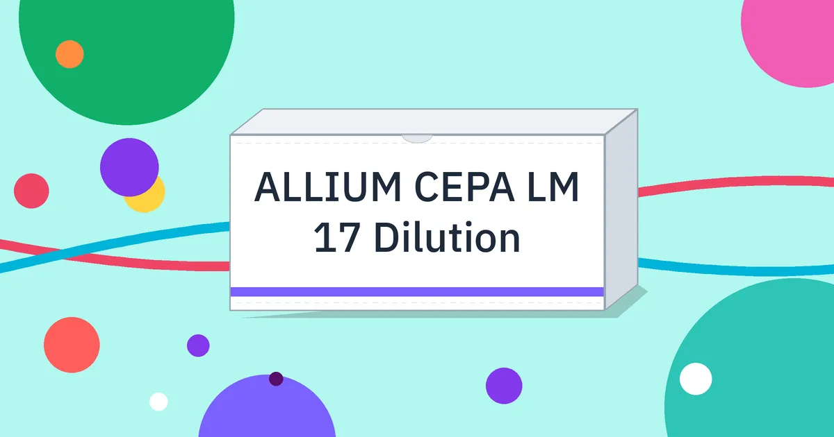 Symbolbild: Packung mit der Aufschrift ALLIUM CEPA LM 17 Dilution (PZN 12756708) – Verfügbarkeit und Bezug in Apotheken in Frankfurt am Main