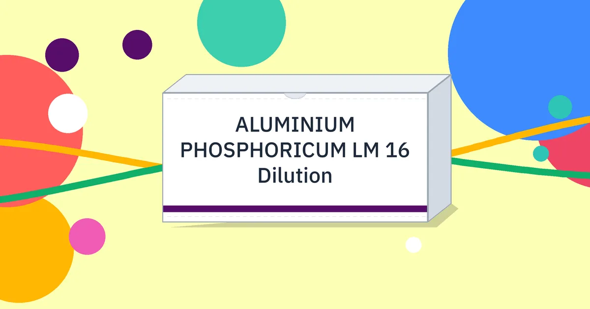 Symbolbild: Packung mit der Aufschrift ALUMINIUM PHOSPHORICUM LM 16 Dilution (PZN 13317193) – Verfügbarkeit und Bezug in Apotheken in Frankfurt am Main