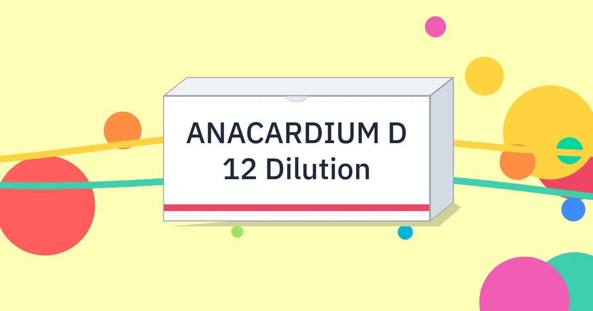 Symbolbild: Packung mit der Aufschrift ANACARDIUM D 12 Dilution (PZN 04203289) – Verfügbarkeit und Bezug in Apotheken in Frankfurt am Main