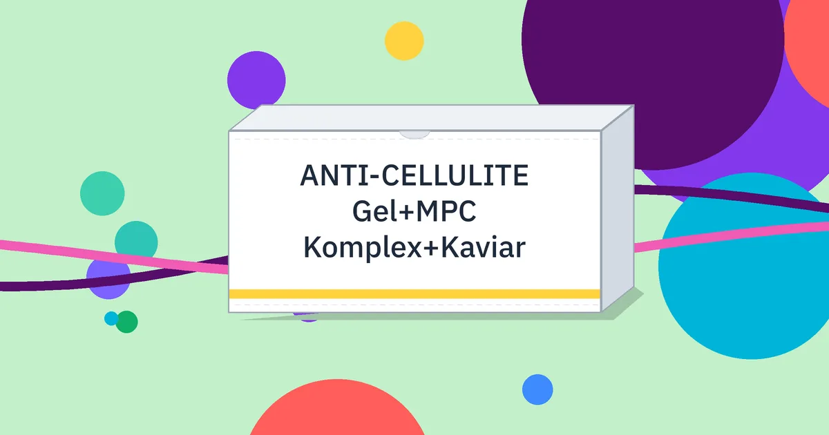 Symbolbild: Packung mit der Aufschrift ANTI-CELLULITE Gel+MPC Komplex+Kaviar (PZN 05048833) – Verfügbarkeit und Bezug in Apotheken in Frankfurt am Main