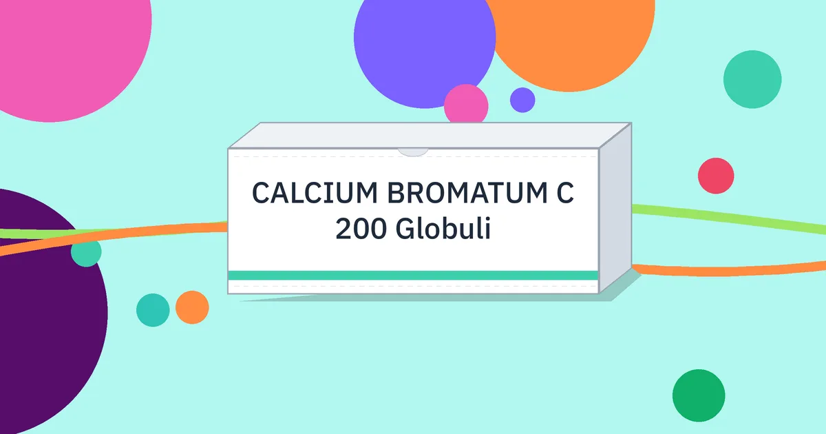 Symbolbild: Packung mit der Aufschrift CALCIUM BROMATUM C 200 Globuli (PZN 16689707) – Verfügbarkeit und Bezug in Apotheken in Frankfurt am Main