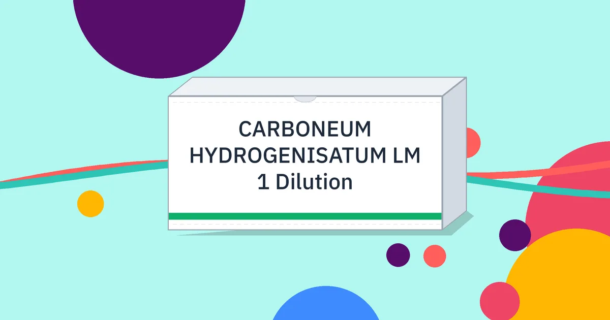 Symbolbild: Packung mit der Aufschrift CARBONEUM HYDROGENISATUM LM 1 Dilution (PZN 13428030) – Verfügbarkeit und Bezug in Apotheken in Frankfurt am Main