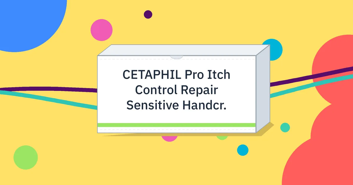 Symbolbild: Packung mit der Aufschrift CETAPHIL Pro Itch Control Repair Sensitive Handcr. (PZN 20007493) – Verfügbarkeit und Bezug in Apotheken in Frankfurt am Main