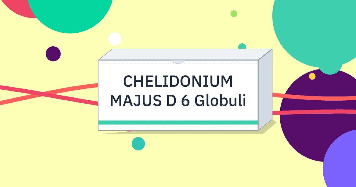 Symbolbild: Packung mit der Aufschrift CHELIDONIUM MAJUS D 6 Globuli (PZN 14052696) – Verfügbarkeit und Bezug in Apotheken in Frankfurt am Main