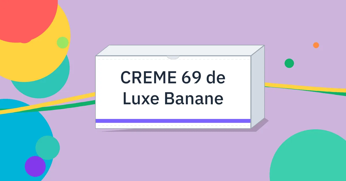 Symbolbild: Packung mit der Aufschrift CREME 69 de Luxe Banane (PZN 13170146) – Verfügbarkeit und Bezug in Apotheken in Frankfurt am Main