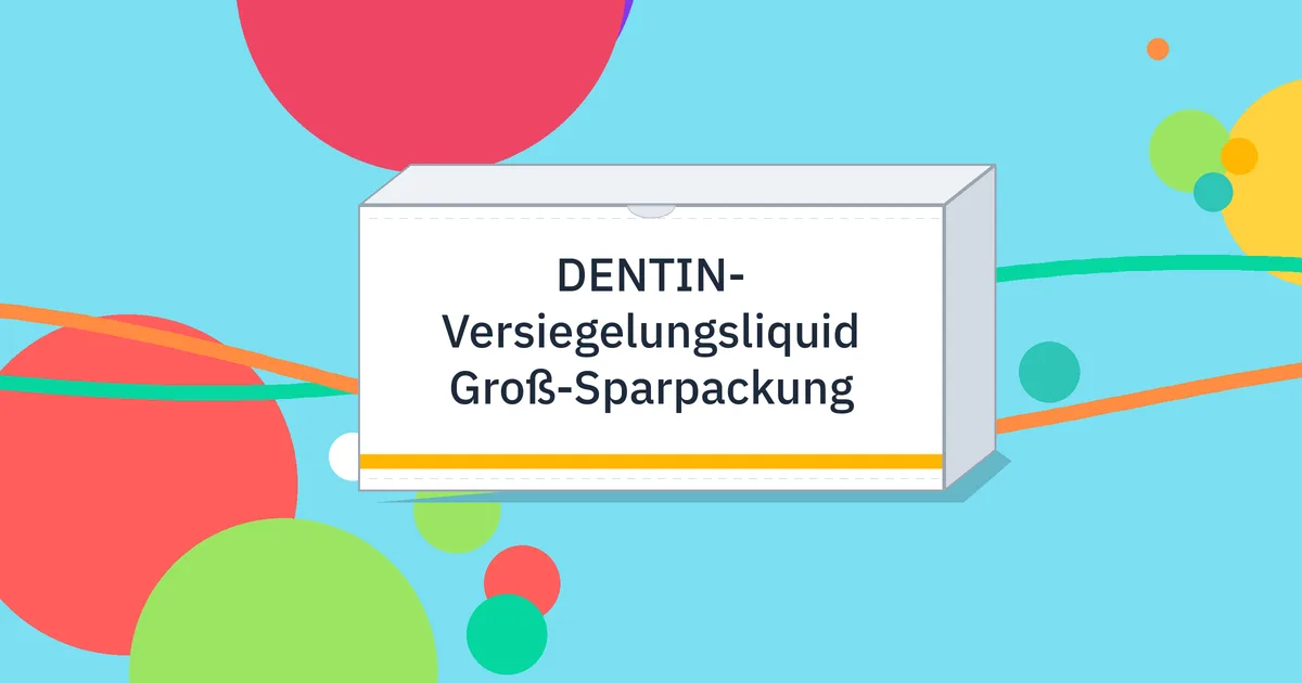 Symbolbild: Packung mit der Aufschrift DENTIN-Versiegelungsliquid Groß-Sparpackung (PZN 17439585) – Verfügbarkeit und Bezug in Apotheken in Frankfurt am Main
