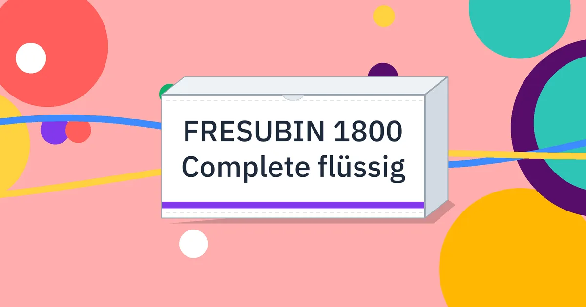 Symbolbild: Packung mit der Aufschrift FRESUBIN 1800 Complete flüssig (PZN 06973235) – Verfügbarkeit und Bezug in Apotheken in Frankfurt am Main