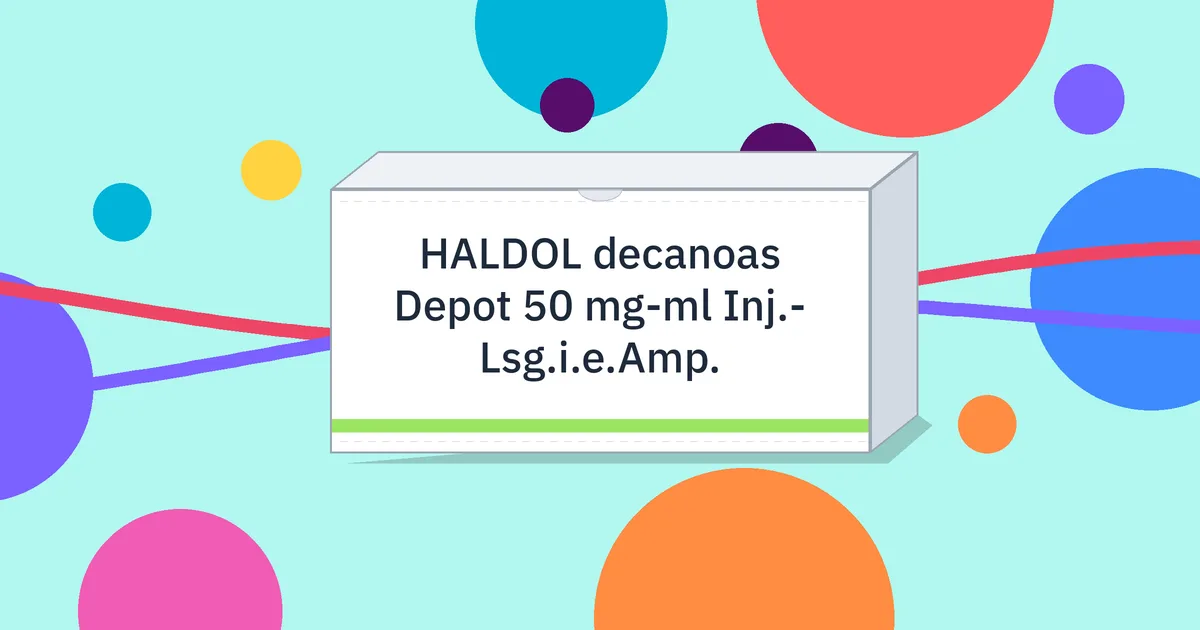 Symbolbild: Packung mit der Aufschrift HALDOL decanoas Depot 50 mg-ml Inj.-Lsg.i.e.Amp. (PZN 15895652) – Verfügbarkeit und Bezug in Apotheken in Frankfurt am Main