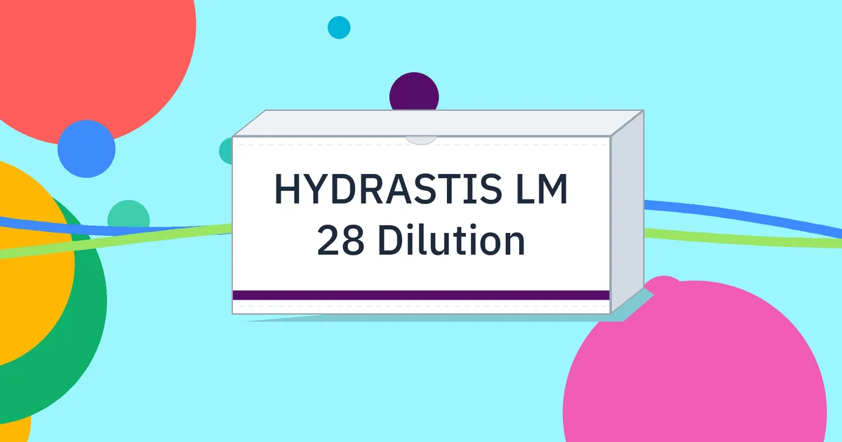 Symbolbild: Packung mit der Aufschrift HYDRASTIS LM 28 Dilution (PZN 12890329) – Verfügbarkeit und Bezug in Apotheken in Frankfurt am Main