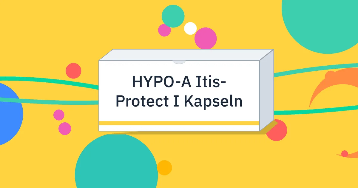 Symbolbild: Packung mit der Aufschrift HYPO-A Itis-Protect I Kapseln (PZN 10127210) – Verfügbarkeit und Bezug in Apotheken in Frankfurt am Main