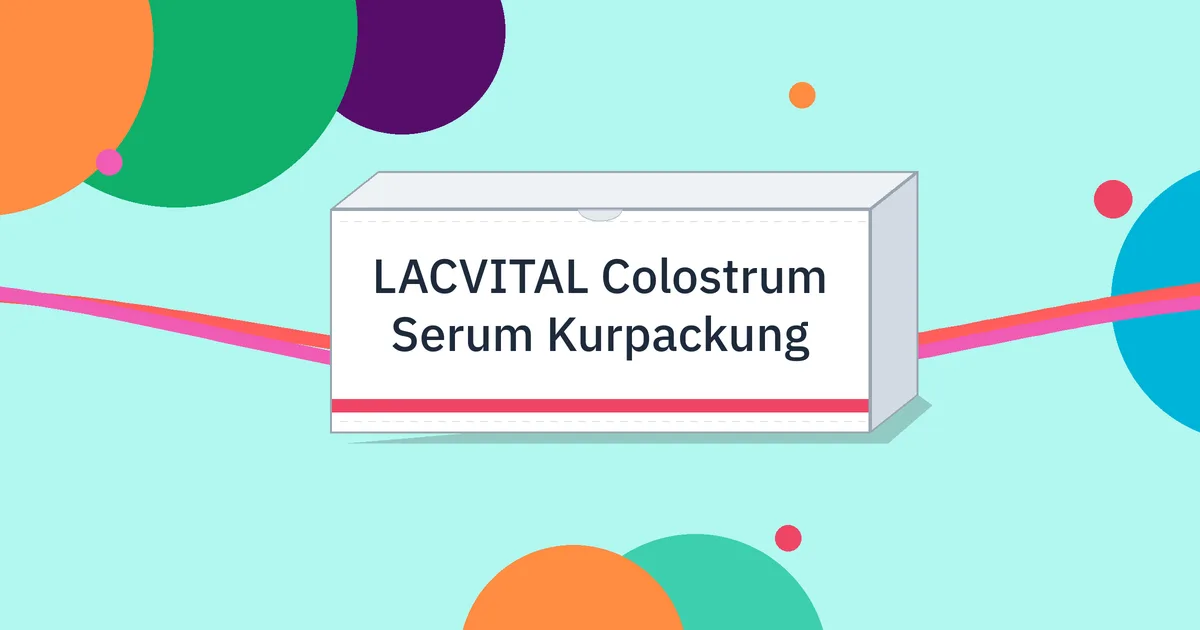 Symbolbild: Packung mit der Aufschrift LACVITAL Colostrum Serum Kurpackung (PZN 05895906) – Verfügbarkeit und Bezug in Apotheken in Frankfurt am Main