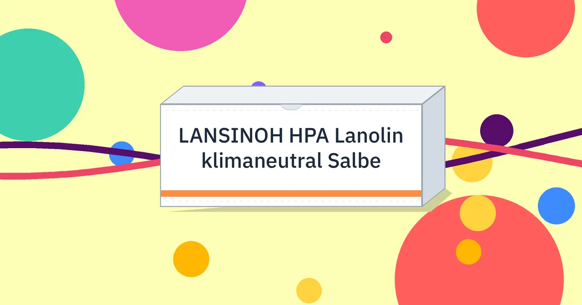 Symbolbild: Packung mit der Aufschrift LANSINOH HPA Lanolin klimaneutral Salbe (PZN 18192968) – Verfügbarkeit und Bezug in Apotheken in Frankfurt am Main