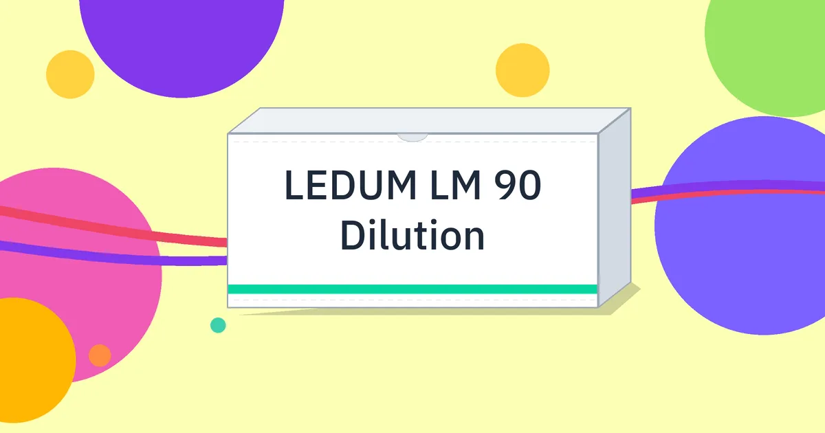 Symbolbild: Packung mit der Aufschrift LEDUM LM 90 Dilution (PZN 12930460) – Verfügbarkeit und Bezug in Apotheken in Frankfurt am Main