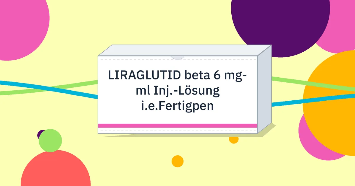 Symbolbild: Packung mit der Aufschrift LIRAGLUTID beta 6 mg-ml Inj.-Lösung i.e.Fertigpen (PZN 19185551) – Verfügbarkeit und Bezug in Apotheken in Frankfurt am Main