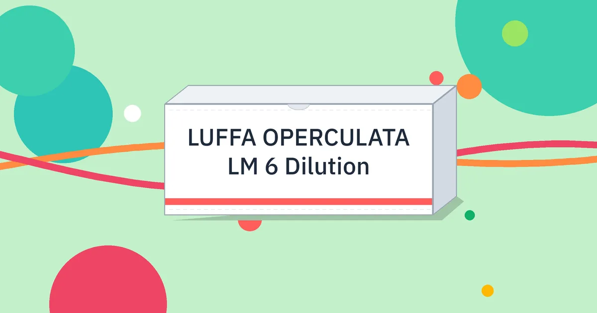 Symbolbild: Packung mit der Aufschrift LUFFA OPERCULATA LM 6 Dilution (PZN 06921600) – Verfügbarkeit und Bezug in Apotheken in Frankfurt am Main