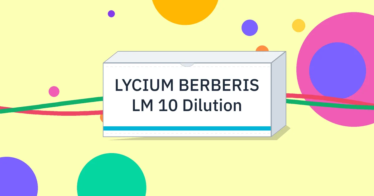 Symbolbild: Packung mit der Aufschrift LYCIUM BERBERIS LM 10 Dilution (PZN 13537078) – Verfügbarkeit und Bezug in Apotheken in Frankfurt am Main