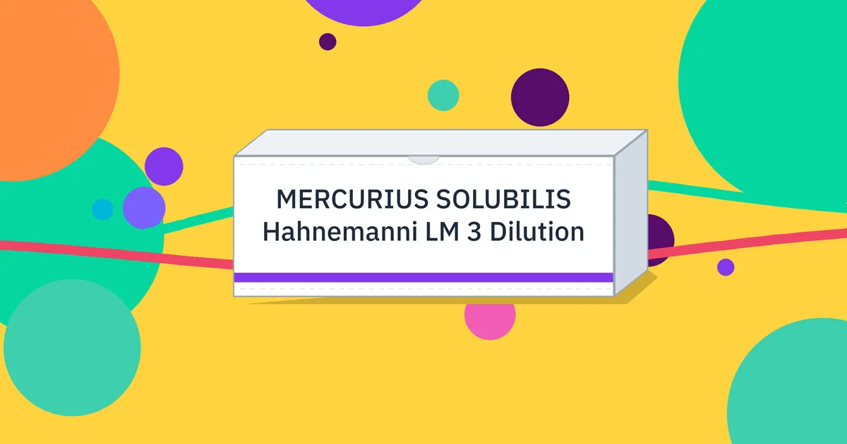 Symbolbild: Packung mit der Aufschrift MERCURIUS SOLUBILIS Hahnemanni LM 3 Dilution (PZN 12953969) – Verfügbarkeit und Bezug in Apotheken in Frankfurt am Main
