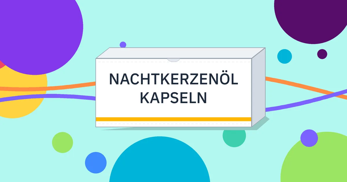Symbolbild: Packung mit der Aufschrift NACHTKERZENÖL KAPSELN (PZN 04942928) – Verfügbarkeit und Bezug in Apotheken in Frankfurt am Main