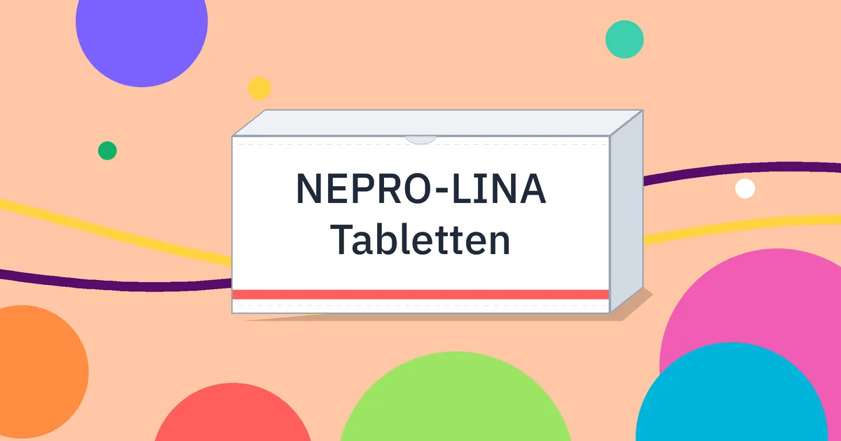 Symbolbild: Packung mit der Aufschrift NEPRO-LINA Tabletten (PZN 18703251) – Verfügbarkeit und Bezug in Apotheken in Frankfurt am Main