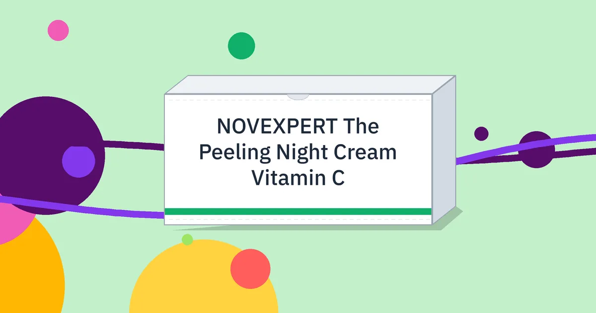 Symbolbild: Packung mit der Aufschrift NOVEXPERT The Peeling Night Cream Vitamin C (PZN 19147705) – Verfügbarkeit und Bezug in Apotheken in Frankfurt am Main