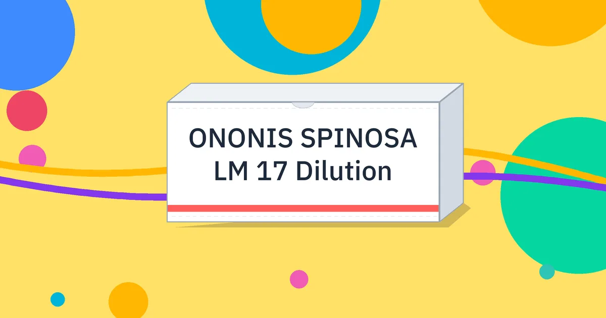 Symbolbild: Packung mit der Aufschrift ONONIS SPINOSA LM 17 Dilution (PZN 13625730) – Verfügbarkeit und Bezug in Apotheken in Frankfurt am Main