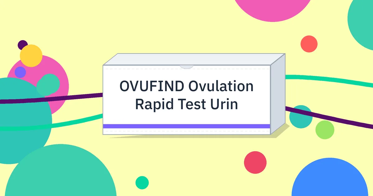 Symbolbild: Packung mit der Aufschrift OVUFIND Ovulation Rapid Test Urin (PZN 19993044) – Verfügbarkeit und Bezug in Apotheken in Frankfurt am Main