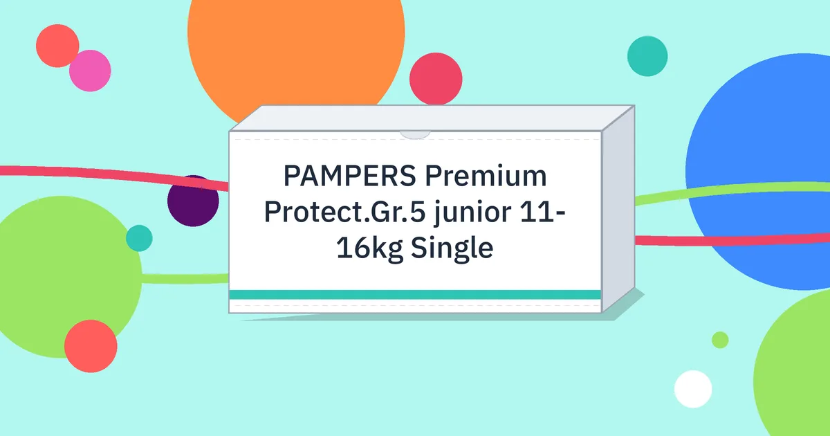 Symbolbild: Packung mit der Aufschrift PAMPERS Premium Protect.Gr.5 junior 11-16kg Single (PZN 17970783) – Verfügbarkeit und Bezug in Apotheken in Frankfurt am Main