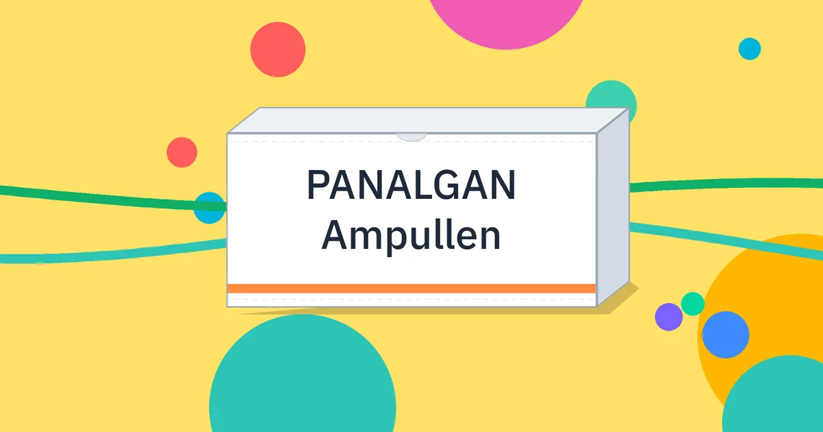Symbolbild: Packung mit der Aufschrift PANALGAN Ampullen (PZN 00554603) – Verfügbarkeit und Bezug in Apotheken in Frankfurt am Main