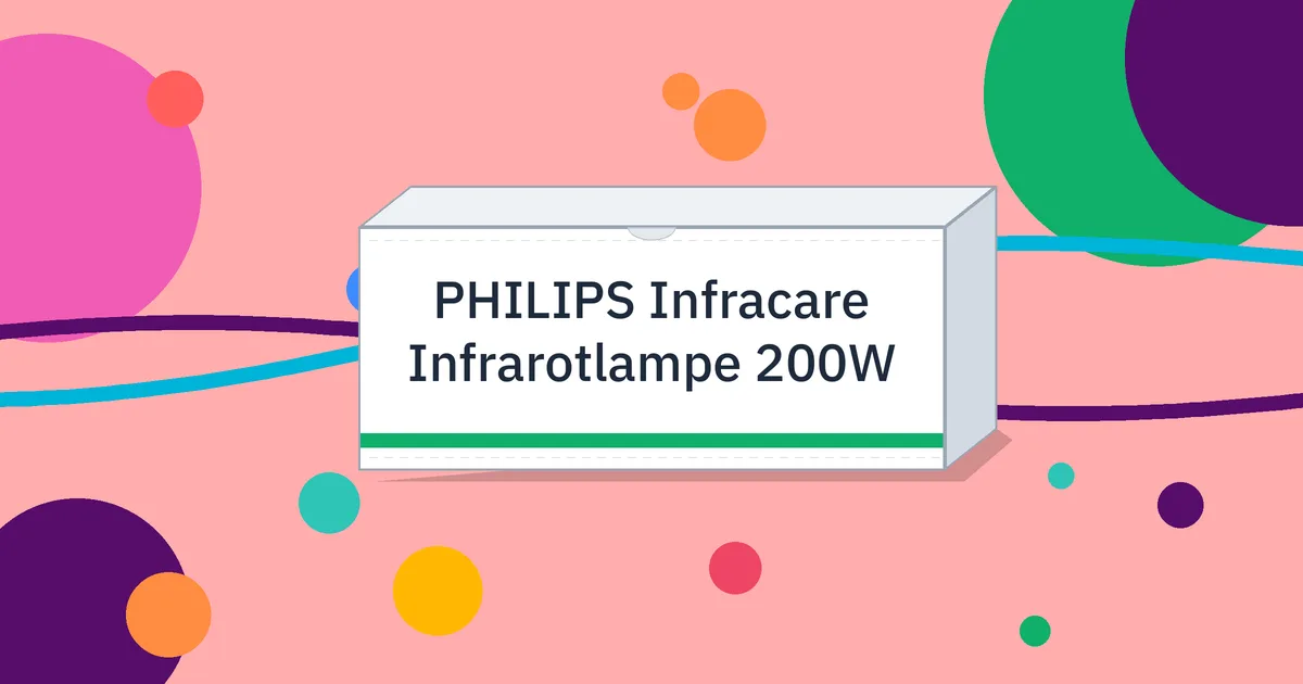 Symbolbild: Packung mit der Aufschrift PHILIPS Infracare Infrarotlampe 200W (PZN 08760532) – Verfügbarkeit und Bezug in Apotheken in Frankfurt am Main