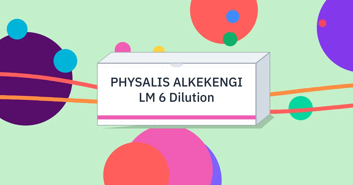 Symbolbild: Packung mit der Aufschrift PHYSALIS ALKEKENGI LM 6 Dilution (PZN 13639637) – Verfügbarkeit und Bezug in Apotheken in Frankfurt am Main