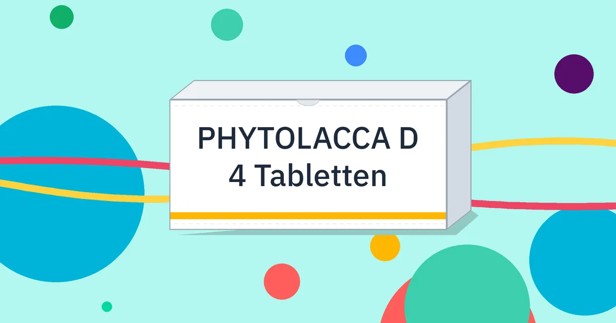 Symbolbild: Packung mit der Aufschrift PHYTOLACCA D 4 Tabletten (PZN 02104264) – Verfügbarkeit und Bezug in Apotheken in Frankfurt am Main