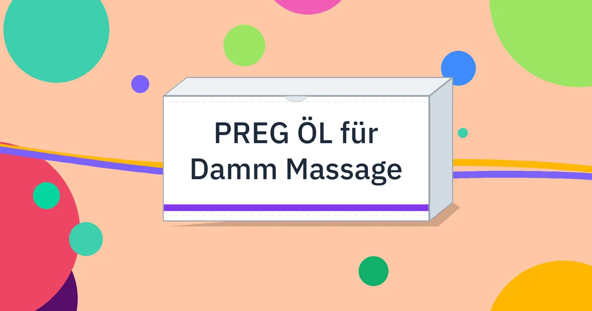 Symbolbild: Packung mit der Aufschrift PREG ÖL für Damm Massage (PZN 10403265) – Verfügbarkeit und Bezug in Apotheken in Frankfurt am Main
