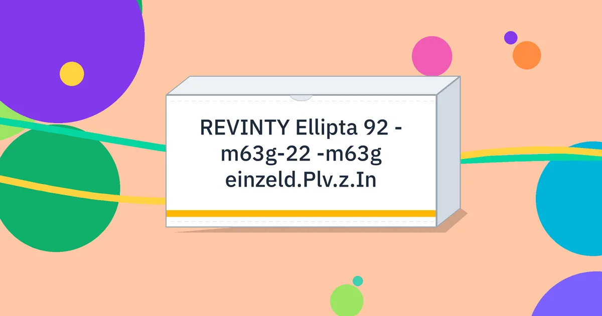 Symbolbild: Packung mit der Aufschrift REVINTY Ellipta 92 -m63g-22 -m63g einzeld.Plv.z.In (PZN 10417646) – Verfügbarkeit und Bezug in Apotheken in Frankfurt am Main