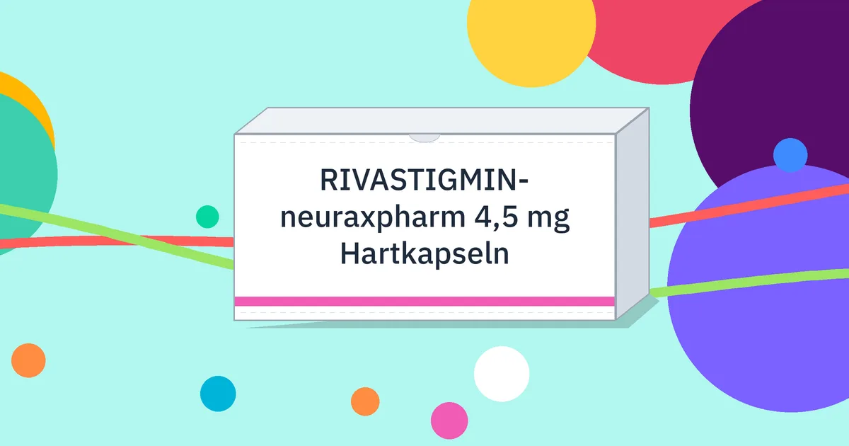 Symbolbild: Packung mit der Aufschrift RIVASTIGMIN-neuraxpharm 4,5 mg Hartkapseln (PZN 09750903) – Verfügbarkeit und Bezug in Apotheken in Frankfurt am Main