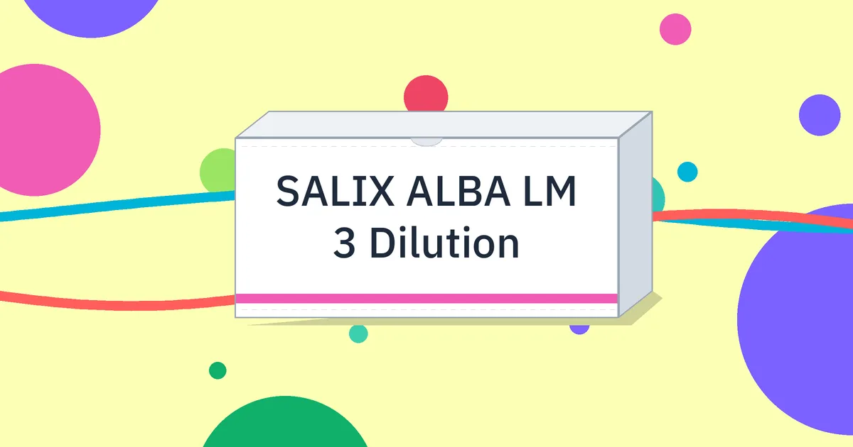 Symbolbild: Packung mit der Aufschrift SALIX ALBA LM 3 Dilution (PZN 13177527) – Verfügbarkeit und Bezug in Apotheken in Frankfurt am Main